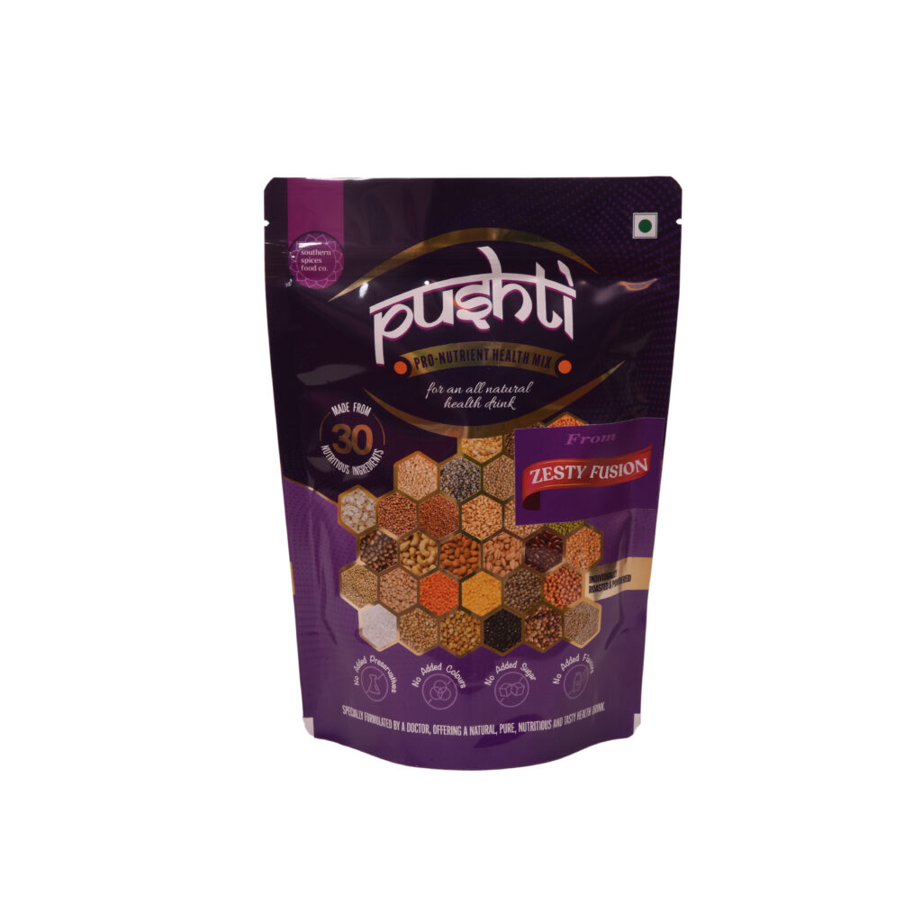 Pushti Pro Nutrient Health Mix 450 gms - Zesty Fusion